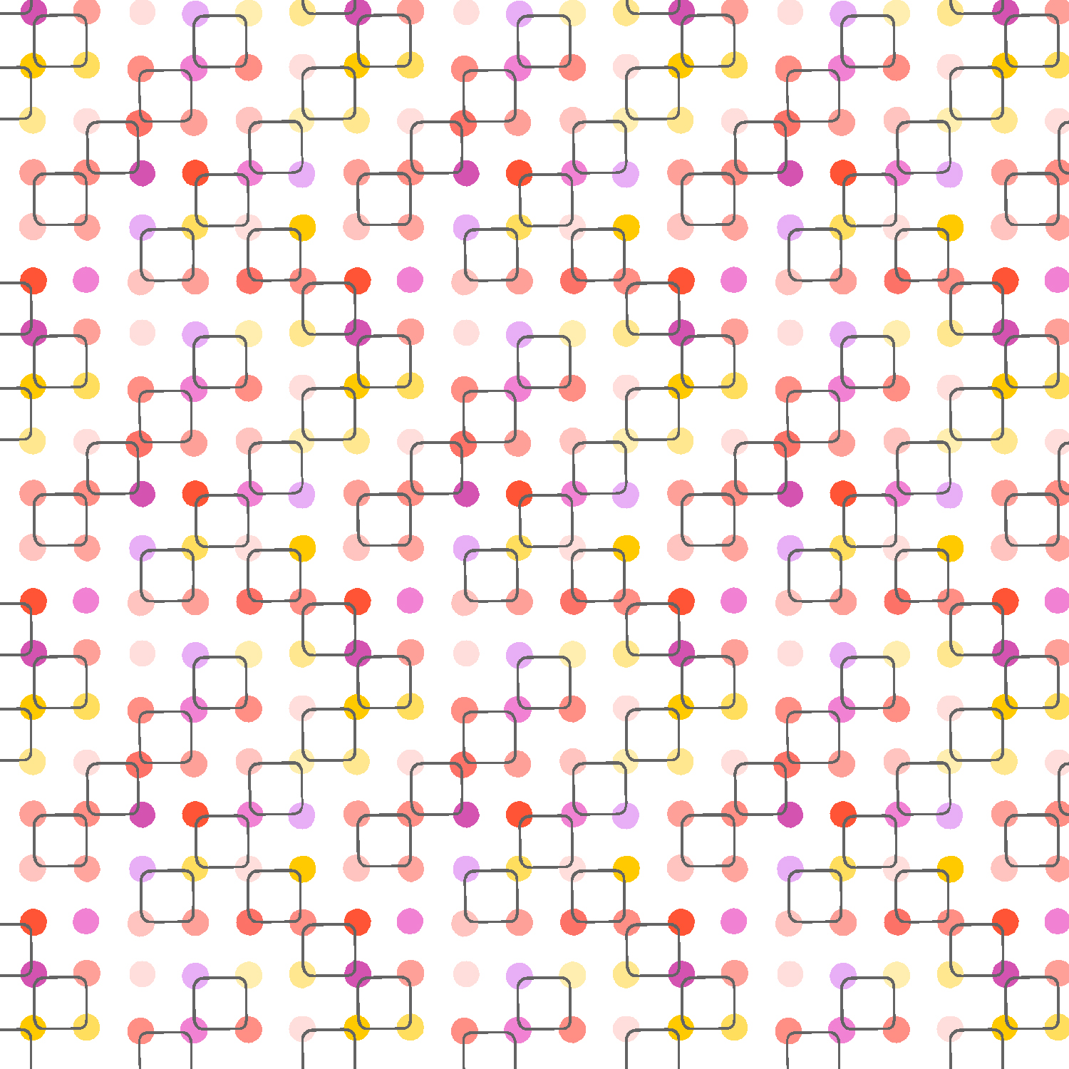 Cotton+Steel Fabrics RF103-SP2 A Day Away Connect The Dots Spectacular ...