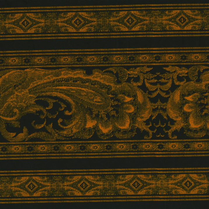 Jinny Beyer 1841-002 Border Basics Gold/Black Fabric