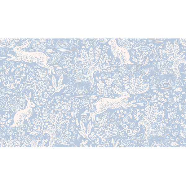 Rifle Paper Co. RP103-BL2 Wildwood Fable Blue Fabric